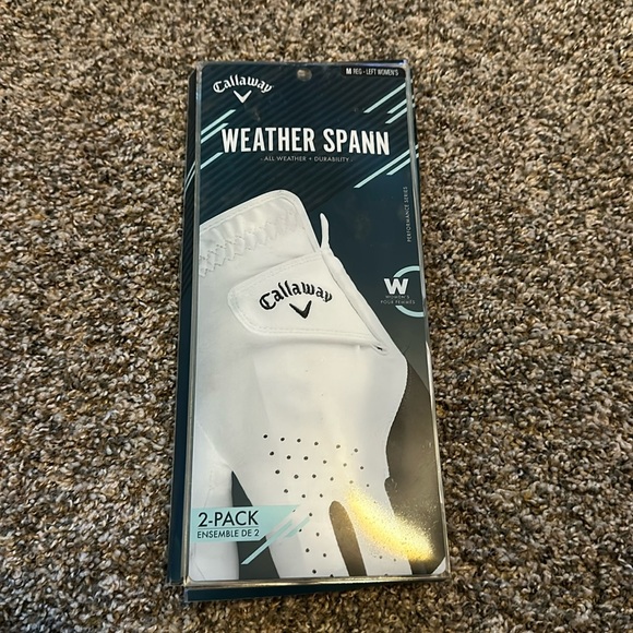 Callaway | Accessories | Callaway New Weather Spann Golf Gloves Womens ...